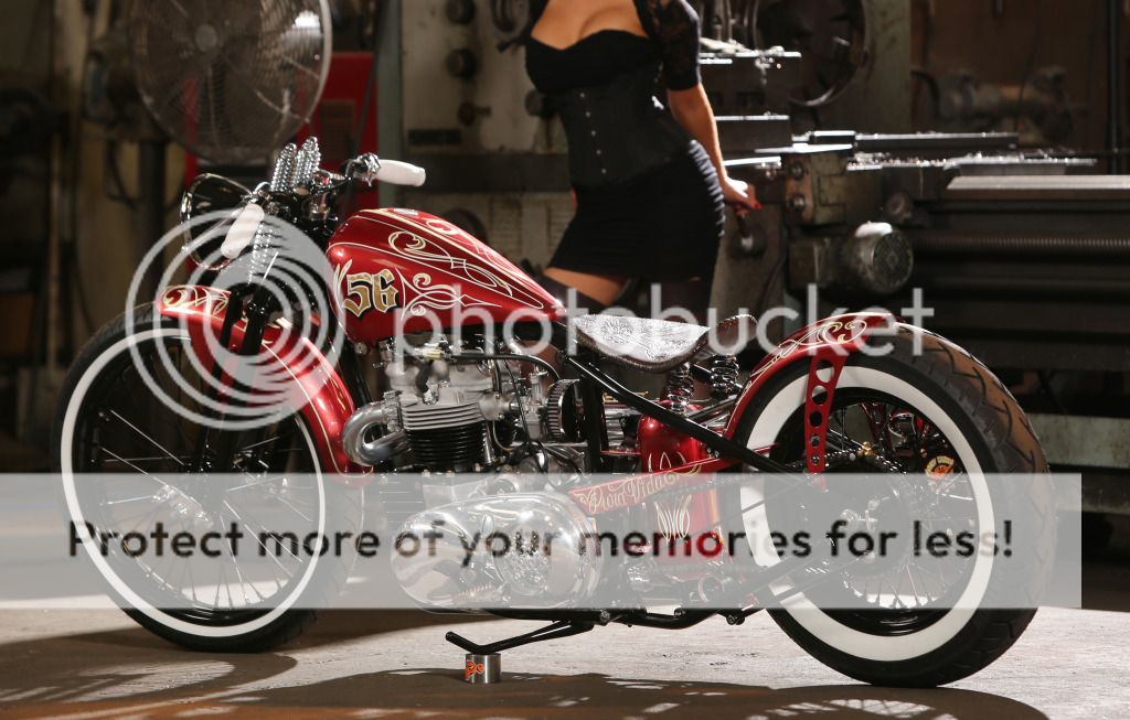 A “DIFFERENT” Angry Monkey Motorcycles Kustom ’61 Triumph Pre Unit ...